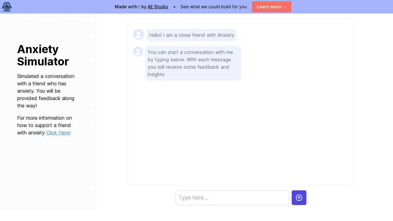 Anxiety Simulator - BestofAI